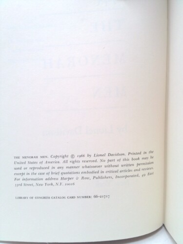 The Menorah Men by Lionel Davidson | eBay