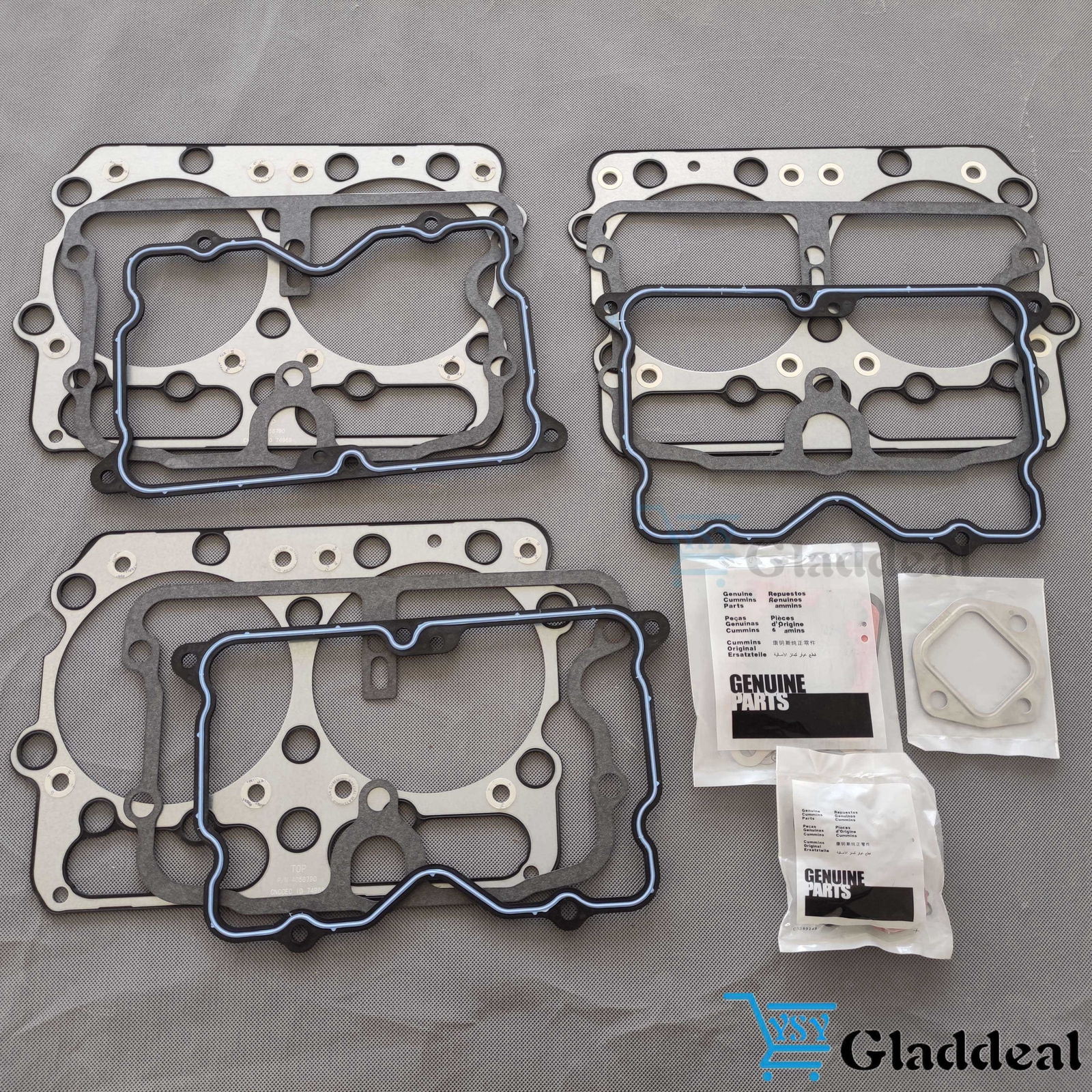 New Upper Head Gasket Set for Cummins 855 Big Cam IV STC 4024919 ...