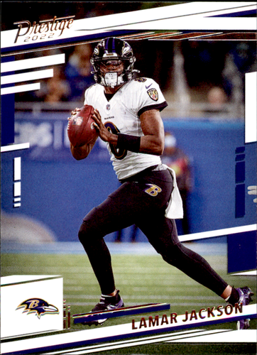 Lamar Jackson 2022 Panini Prestige Base #20 Baltimore Ravens Football ...