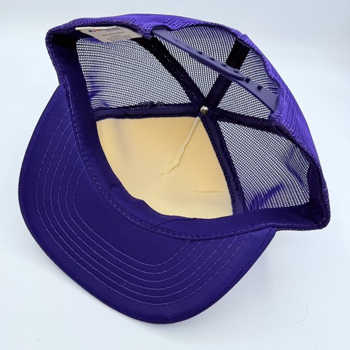 Vtg SnapBack Trucker Hat Cap Elks BPOE Lodge 1389 Nampa Idaho Purple ...