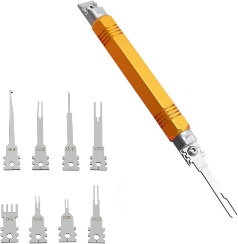 Terminal Removal Tool - Double Head Detachable Electrical Pin Extractor ...