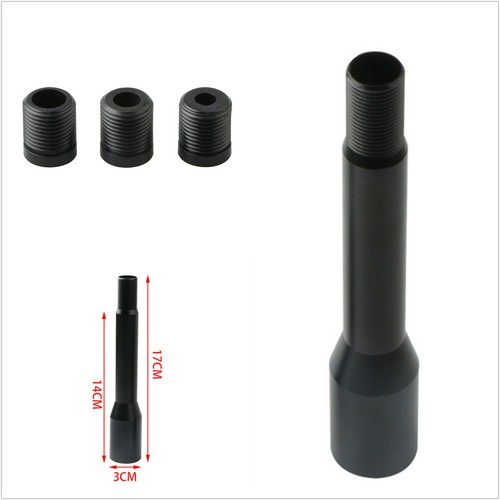 17CM Aluminum Shift Knob Extender Extension Lever Car Manual Gear ...