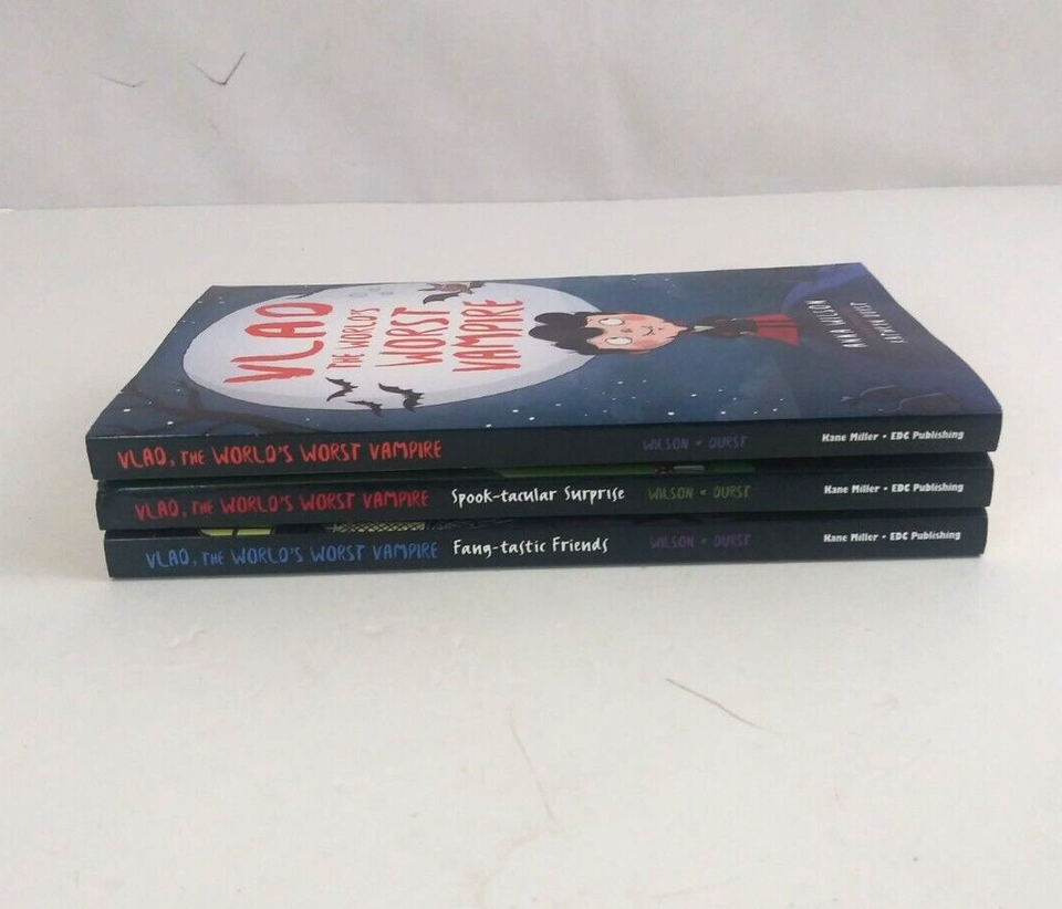 Lot Of 3 Vlad The World's Worst Vampire Paperback Books By Anna Wilson ...