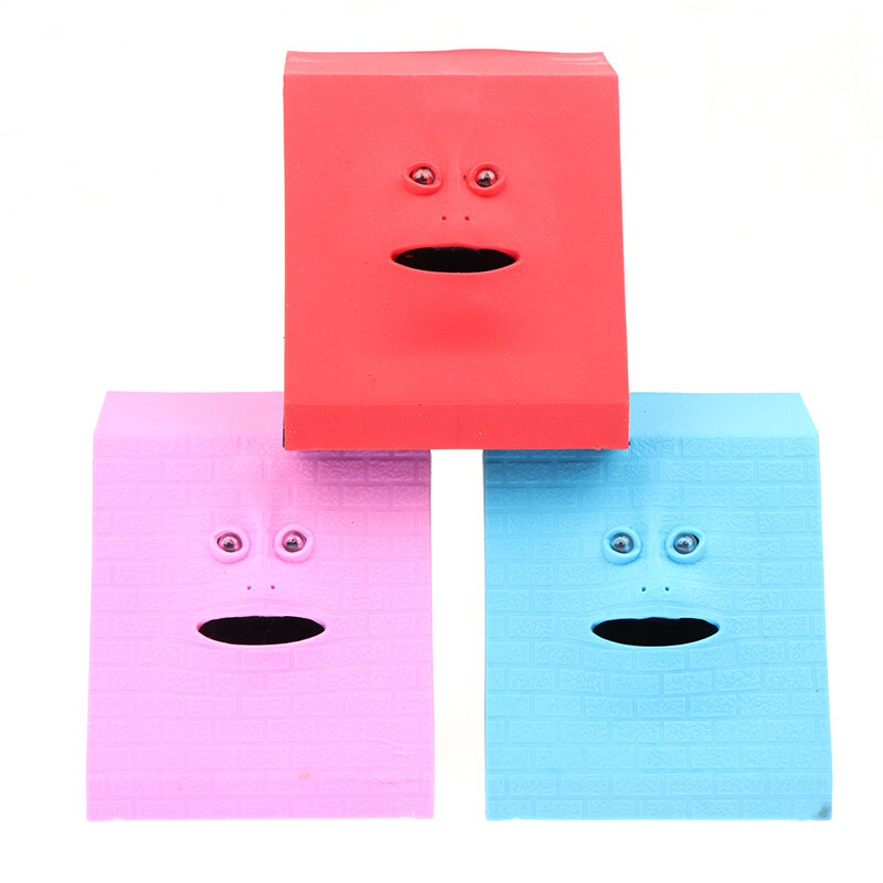 Sensor Coin Eating Piggy Bank Funny Face Bank Saving Money Box Bank Kid ...
