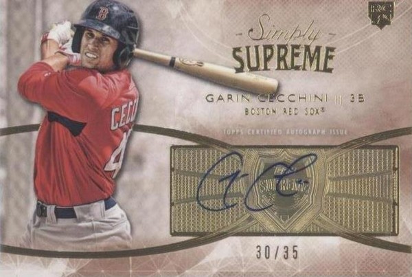 2014 Topps Supreme - Simply Supreme Autographs Sepia #SSU-GCE Garin ...