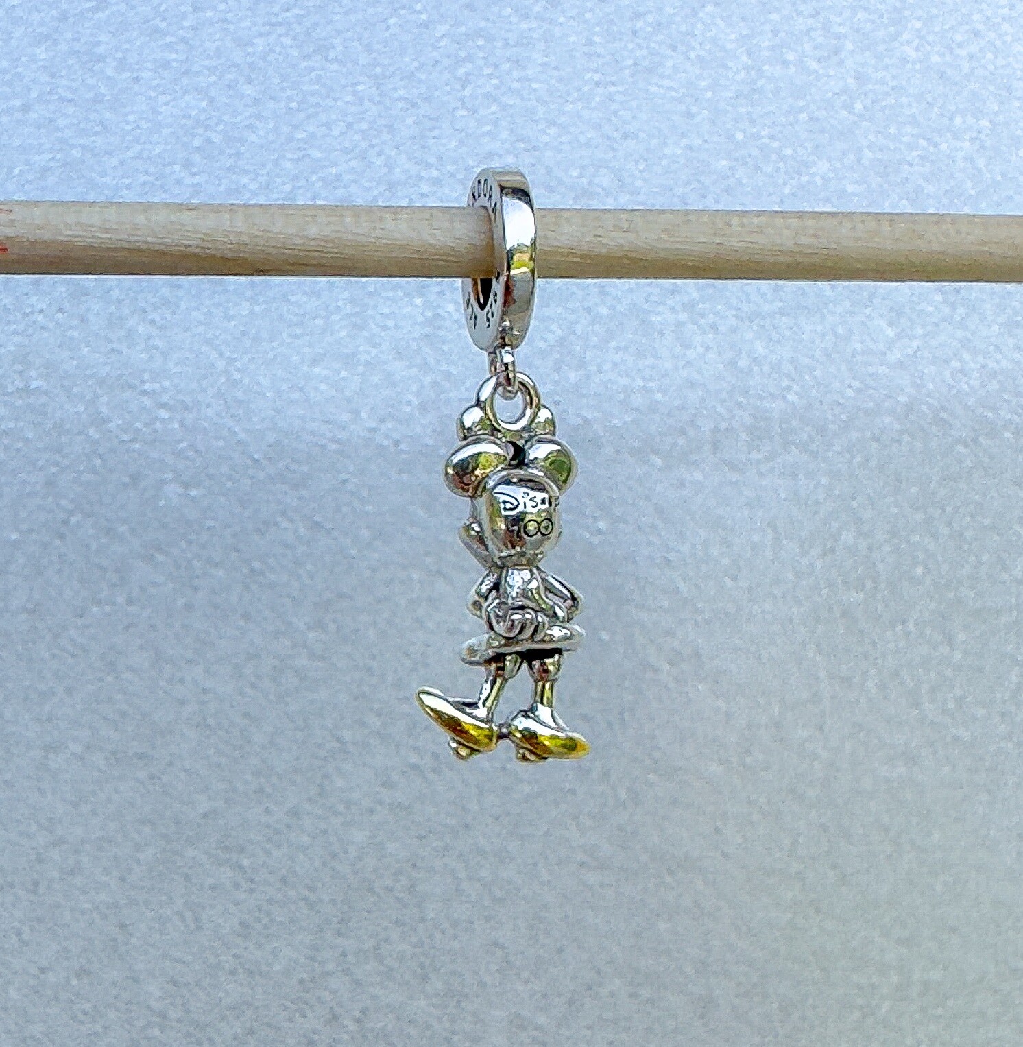 Pandora Disney 100th Anniversary Minnie Mouse Dangle Charm (792559C01 ...