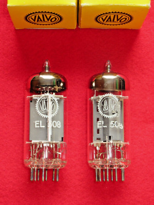 1x EL508 VALVO NOS NEU Röhre geprüft Tube NEW Valve test Valvula ...