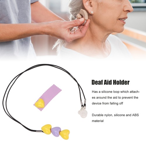 Deaf Aid Holder Star Hairclip Yellow Purple ABS Deaf Aid Clip (Both ...