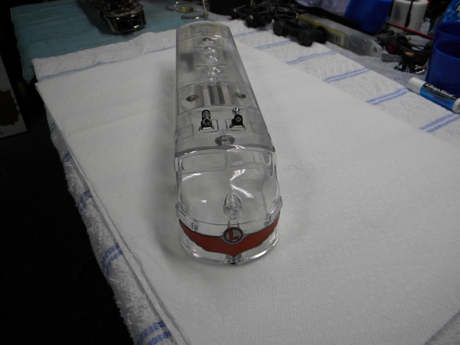 Lionel F3 Platinum Ghost Prototype Orange Lettering Shell | eBay