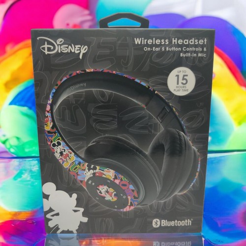 DISNEY Mickey Mouse Wireless Headset Head Phones Bluetooth Noise ...