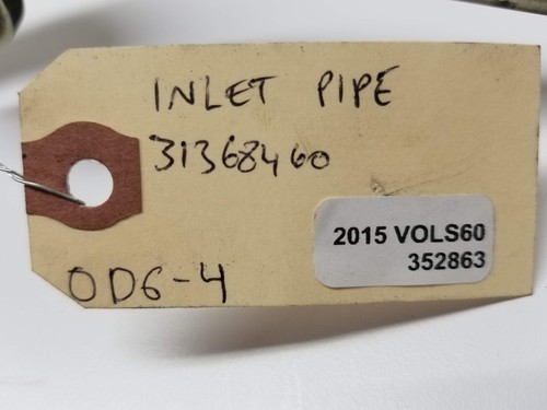 15-16 VOLVO S60 Cooling System-Inlet Tube 31368460 Used OEM | eBay