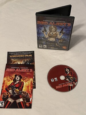 Command and Conquer Red Alert 3 PC Game with Poster & Manual ...