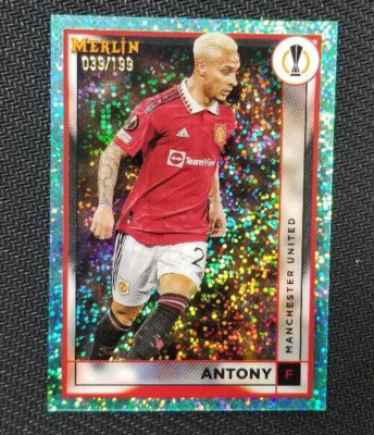 Antony 2022-23 Topps Merlin Chrome Card #102 Green Foil #039/199 | eBay