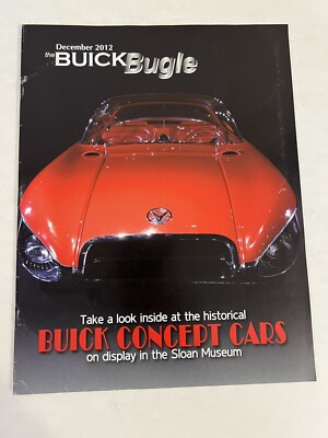 The Buick Bugle Dec 2012 “Buick Concept Cars”Vintage Classic American ...