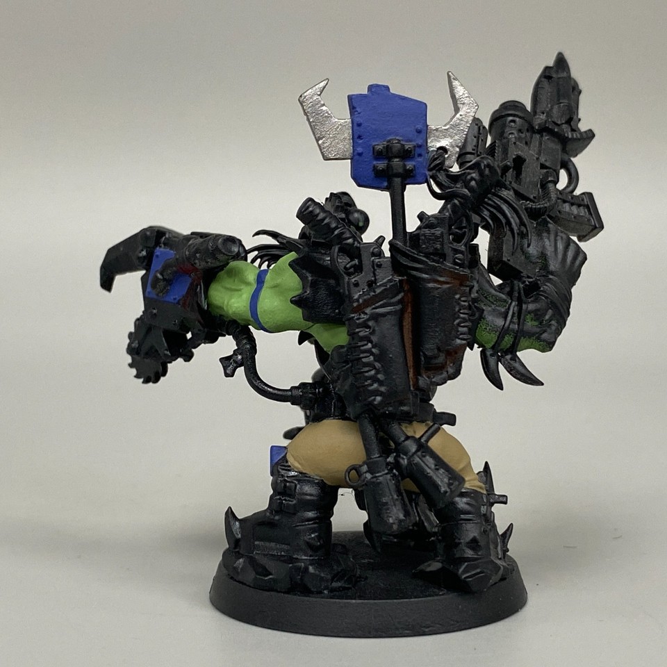 1 ORK WARBOSS WITH ATTACK SQUIG WARHAMMER 40K ORKS GAMES WORKSHOP NOB ...