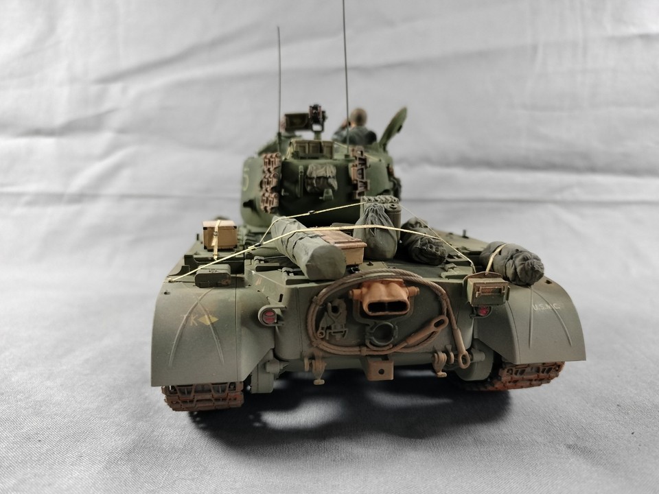 Built 1/35 USMC M26 Pershing Korea era | eBay
