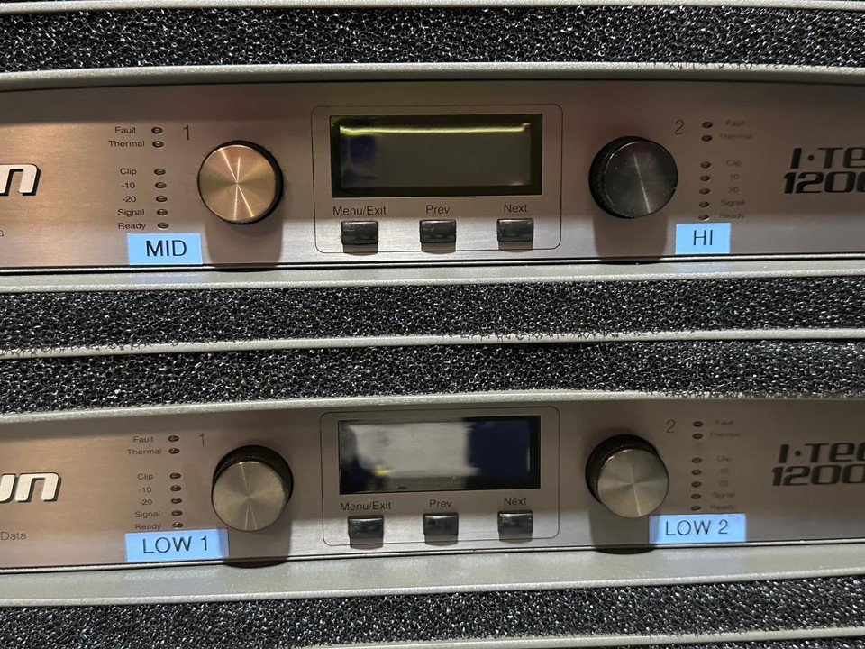 Crown Audio VRack Amplification Rack on Wheels with I-tech 12000HD (One ...