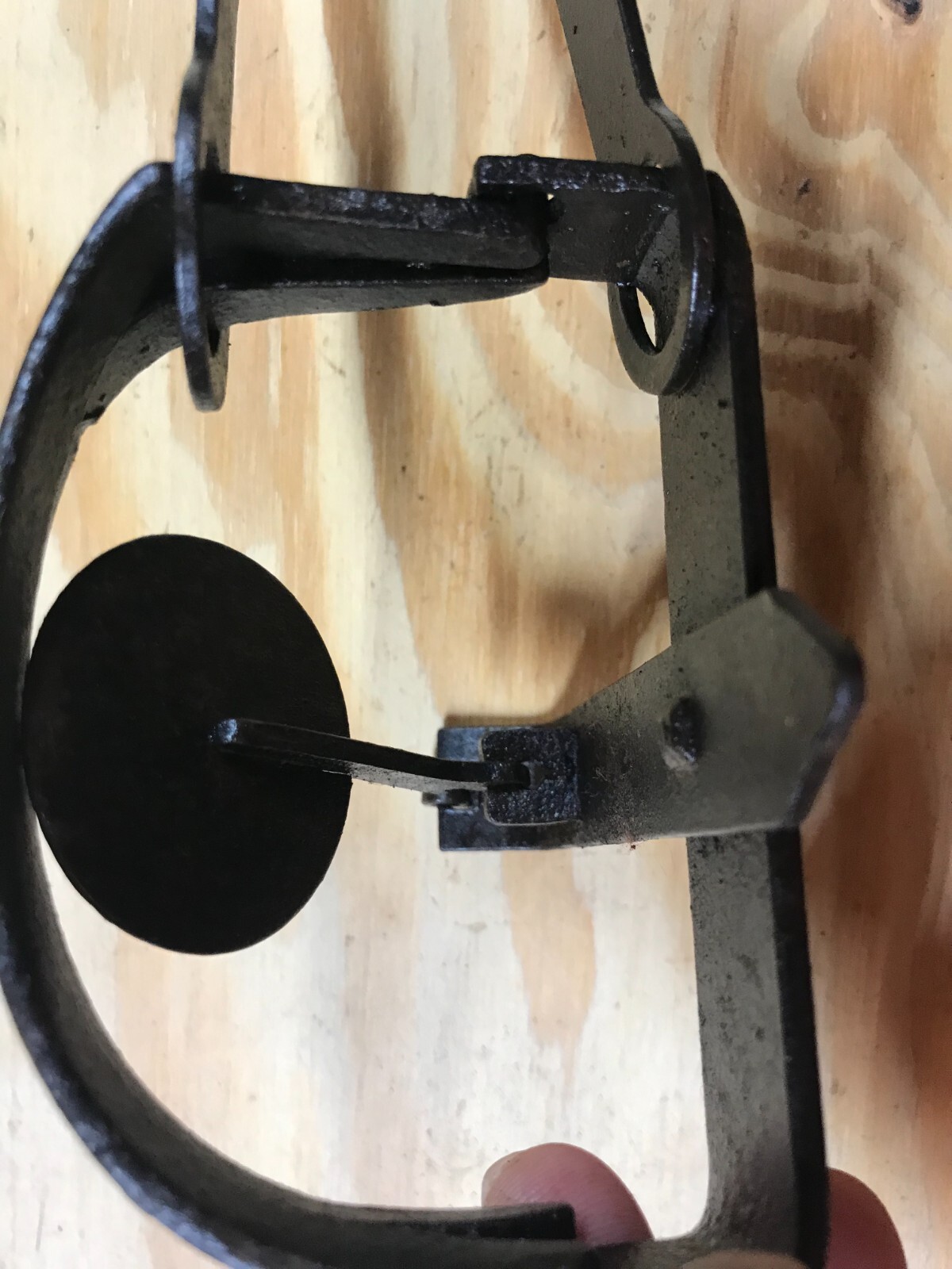 EARLY Victor #1 Oneida TRAP w/ KENWOOD Stamped Pan Vintage Antique | eBay