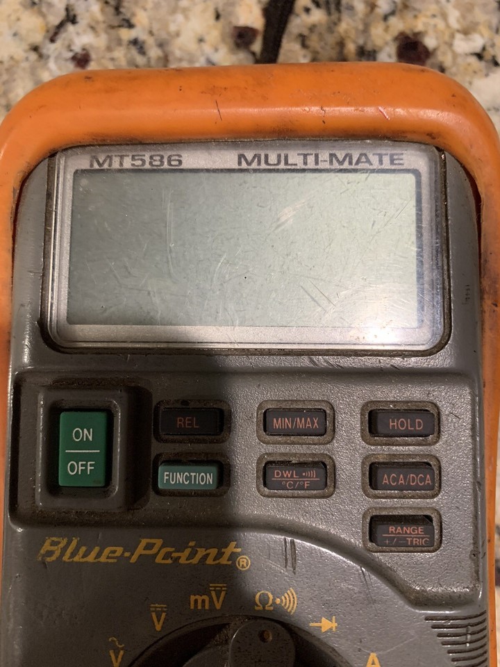 Blue-Point MT 586 Multi- multimeter w/ Leads Volt Meter Vehicle ...