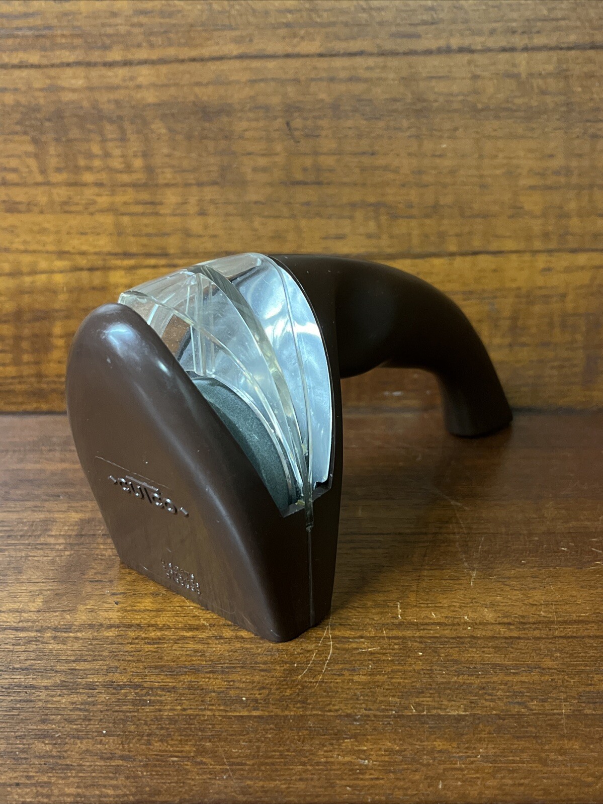 Vintage Brown Cutco Handheld Knife Sharpener Sharpening Stone | eBay