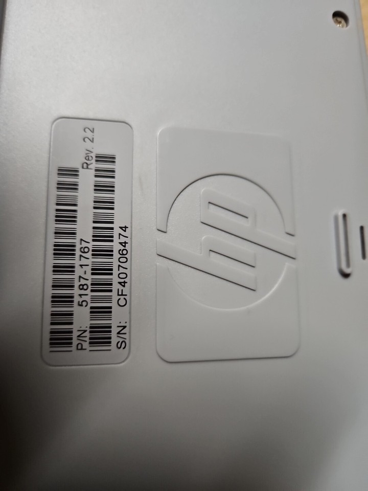 Genuine HP Desktop Computer Grey Wired Keyboard Model 5183 OEM P/N 5187 ...