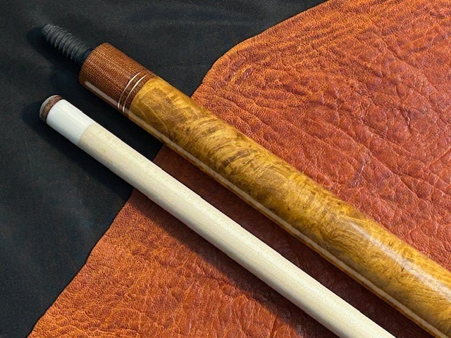 Michael Durbin Custom Pool Cue W/ Maple Shaft. Wrapless Cue. | eBay
