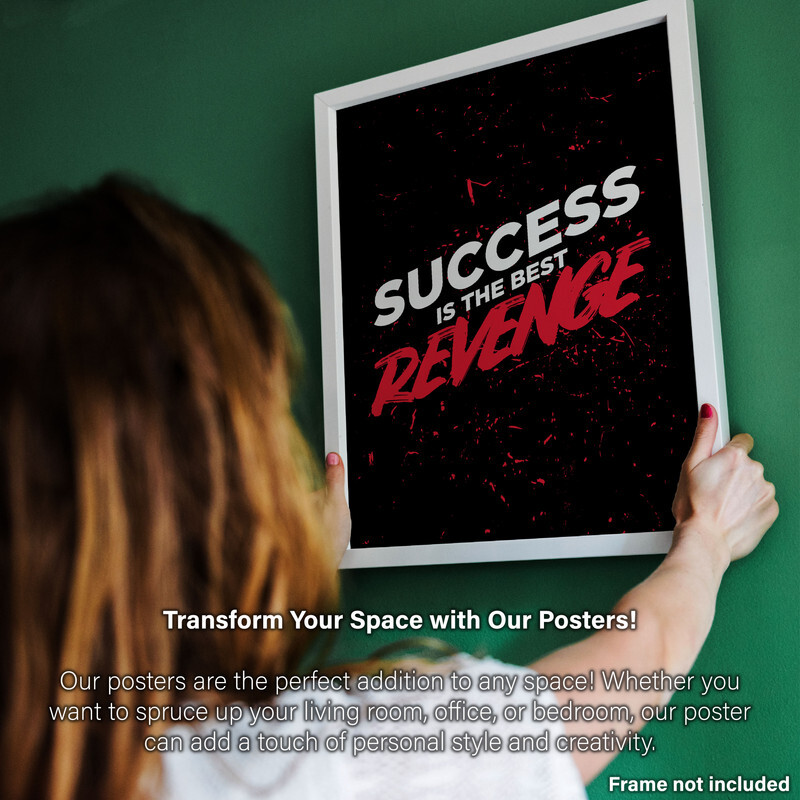 Success Motivational Poster Art Print Office School Classroom Decor ...