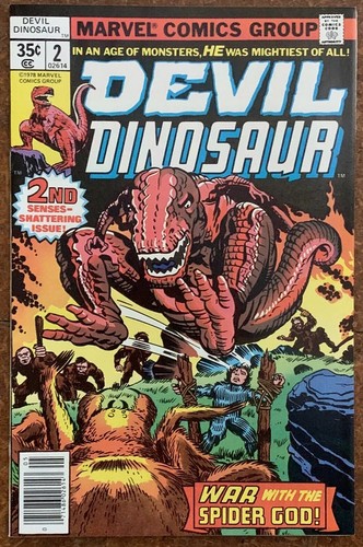 DEVIL DINOSAUR #2 Marvel Comics 1978 ~ JACK KIRBY | eBay Australia