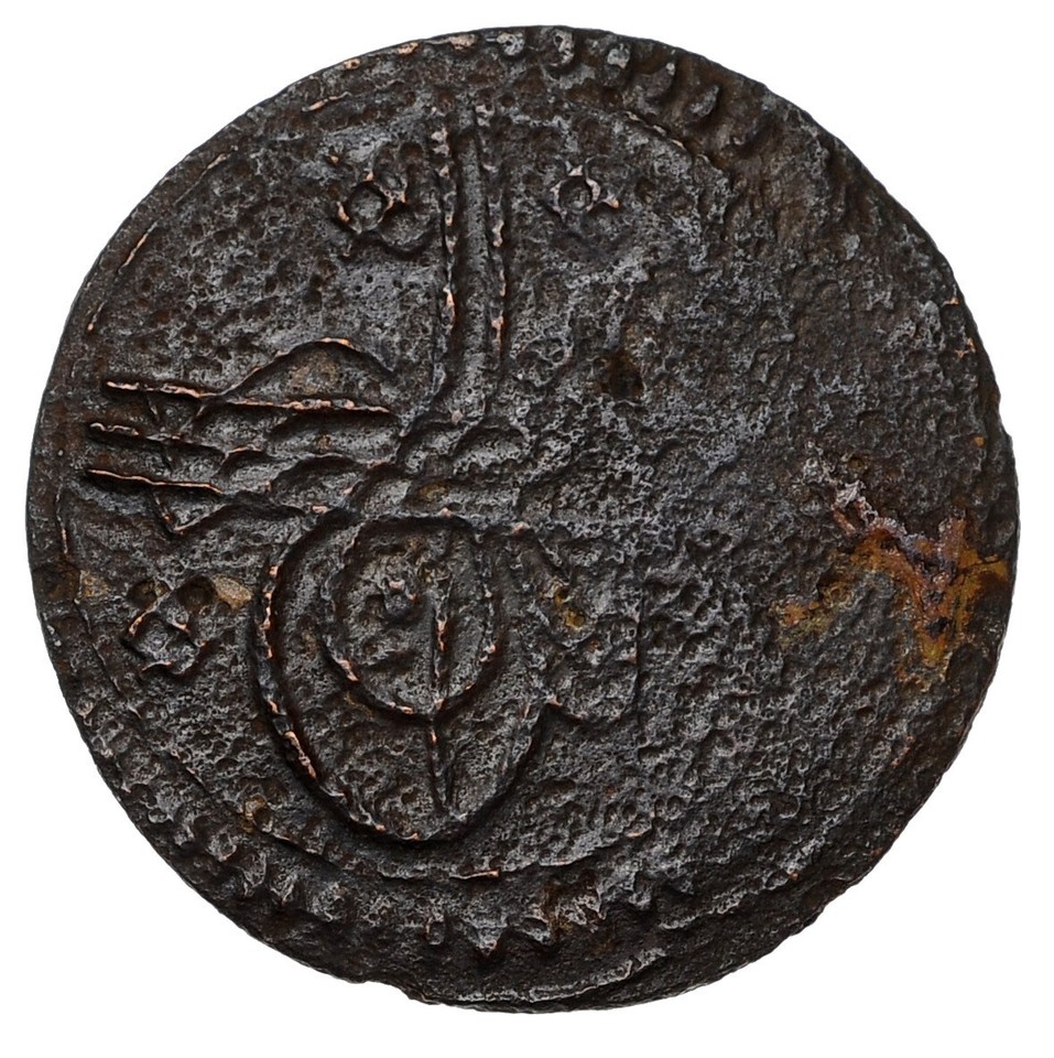 Islamic OTTOMAN EMPIRE Golden Horde 1 Manghir 1687 Copper Coin #19930 ...