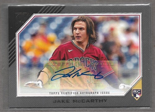 2022 Topps Gallery AUTOGRAPH RA-JMC Jake McCarthy RC D-Backs Rookie ...