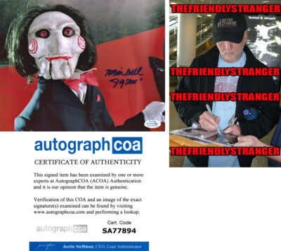 Tobin Bell signed "SAW" 8x10 Photo PROOF Autographed JOHN KRAMER Jigsaw ...