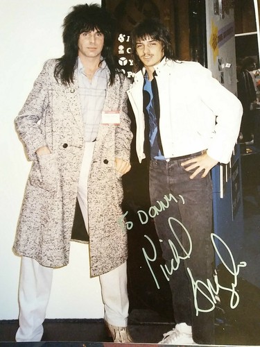 Autographed/Signed Michael Angelo Batio (Nitro) VINTAGE PHOTOGRAPH | eBay