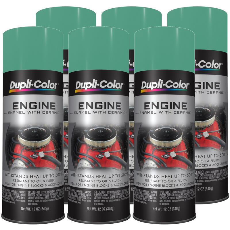 Duplicolor DE1618 (6-Pack) Engine Paint Detroit Diesel Alpine Green ...