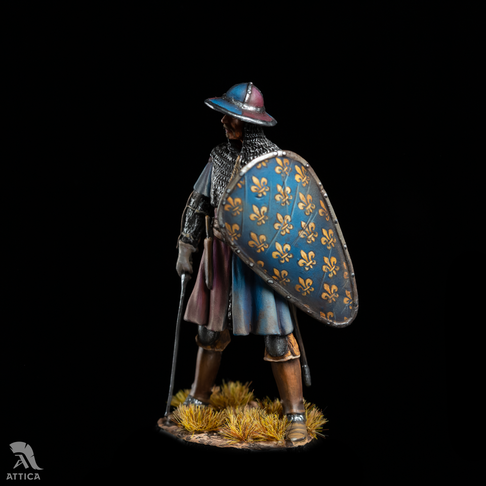 French knight 13th century 54mm Painted Miniature Toy Soldier Pre-Sale ...