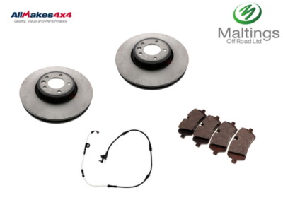 DISCOVERY 5 REAR BRAKE DISCS+PADS LR084067 LR084118 SIZE 18 DISCO 5 ...