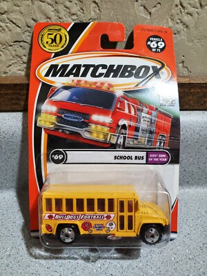 MATCHBOX 2002 #69/75 YELLOW BULLDOGS FOOTBALL SCHOOL BUS | eBay