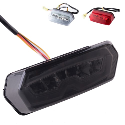 LED Integrated Tail Light w/ Turn Signal Fit For Honda Grom MSX125 ...
