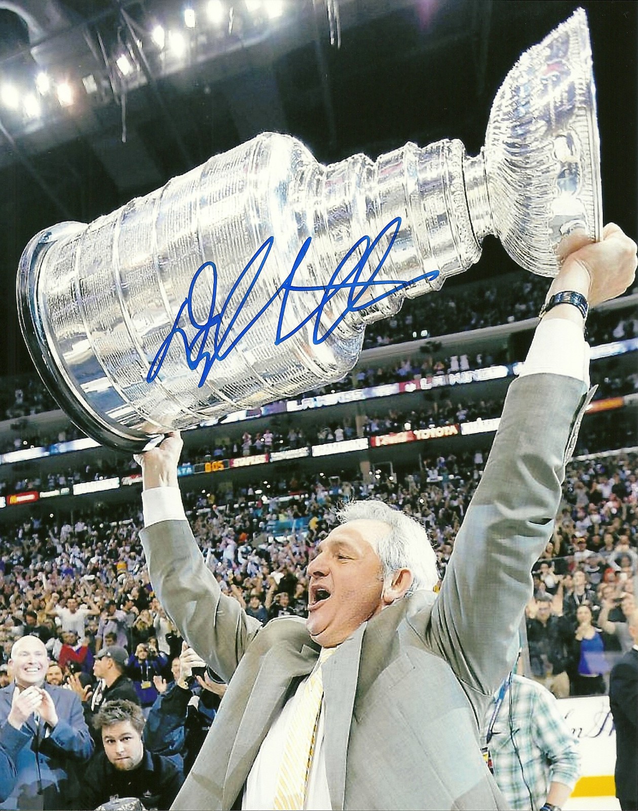 Darryl Sutter Hand Signed 8x10 Photo NHL LA Kings Stanley Cup | eBay