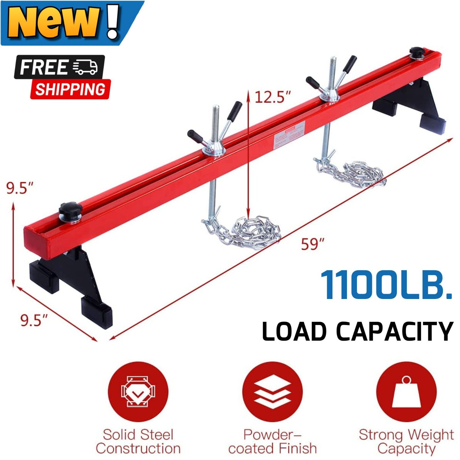 Engine Support Bar for Motor Transmission Lift Holder Oil Pan Timing ...