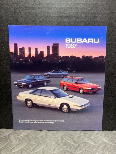 ORIGINAL VINTAGE BROCHURE 1987 SUBARU ALL MODELS | eBay