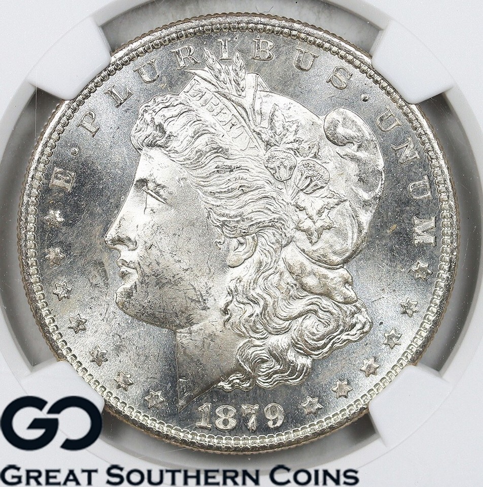 1879-S Morgan Silver Dollar Silver Coin NGC MS 64 ** Proof-Like Look ...