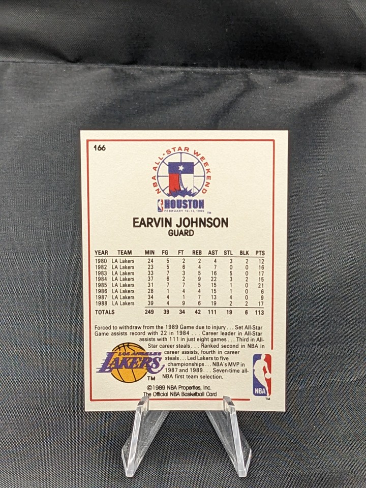 1989-90 Hoops Earvin “Magic” Johnson All-Star #166 QTY | eBay