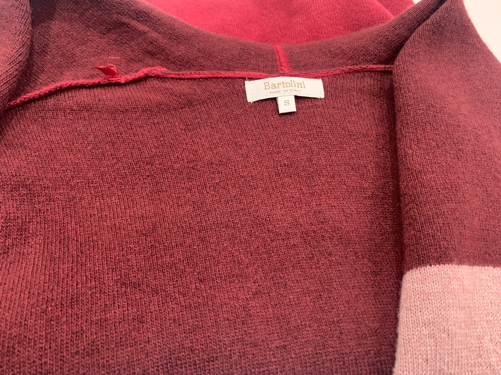 Bartolini Red Wool Cashmere Sweater Vest w/ Pockets * Italy *, Women's ...