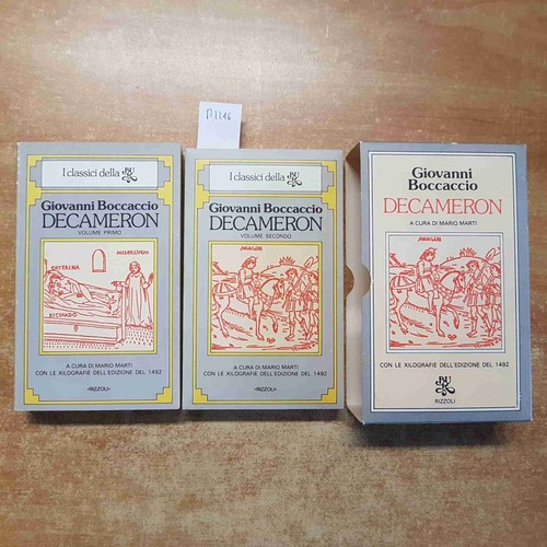 Boccaccio Décaméron 2 Volumes Illustrés Bur Rizzoli 1981 + Cofanetto | eBay