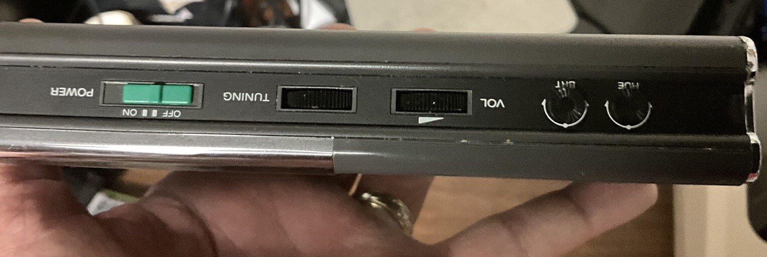 Vintage Sony Watchman Portable Analog LCD Color TV Fdl-310 for sale ...