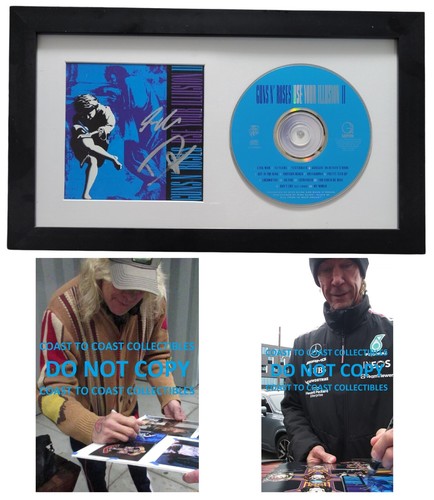 Duff McKagan Steve Adler Signed G.N.R Use Your Illusion II CD Proof COA ...