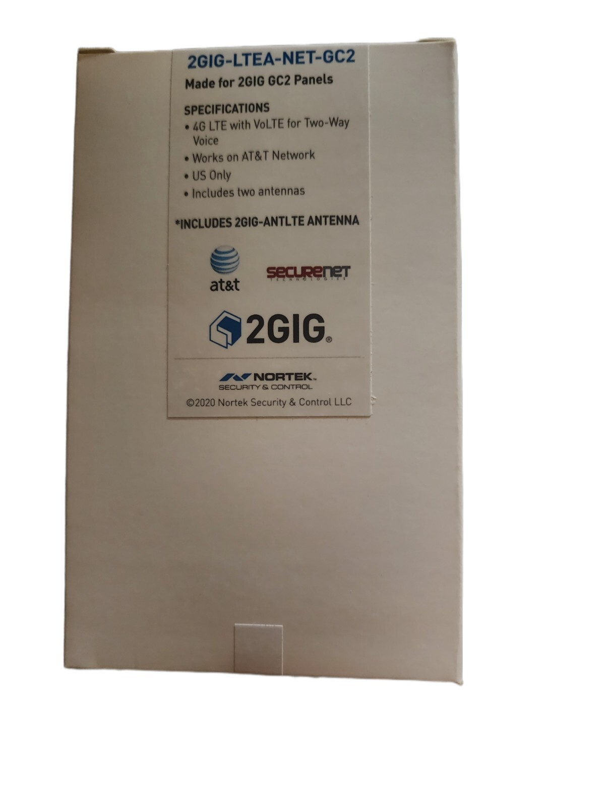 2Gig 2GIG-3GAX-NET-GC2 SecureNet AT&T 3G Cell Radio for GC2 | eBay