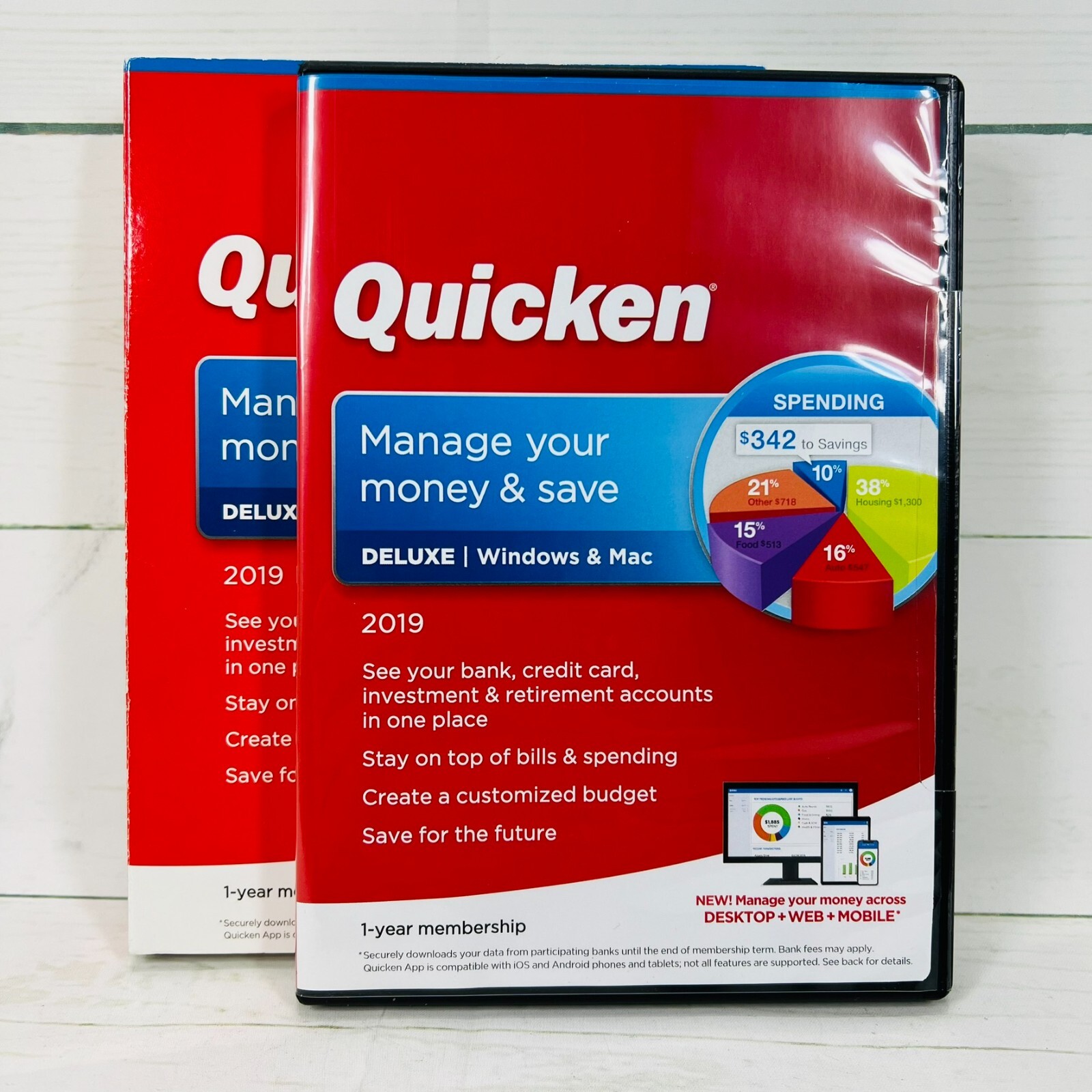 Quicken Deluxe 2017 Personal Finance & Budgeting Software for sale ...