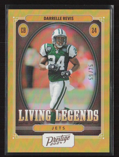 2024 Panini Prestige #LL-DRS Darrelle Revis Living Legends Gold /75 | eBay