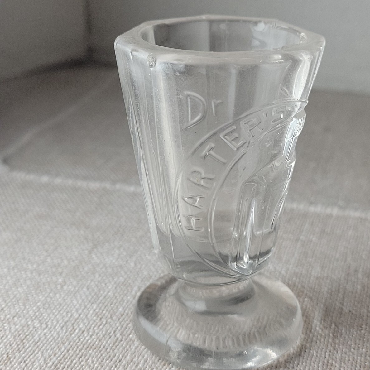 Antique Medicine Dosage Cup, Dr. Harter's Dosage Cup, BEAUTIFUL clear ...